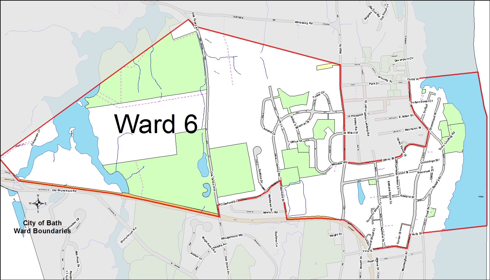 Official Website for the City of Bath Maine - Ward Maps