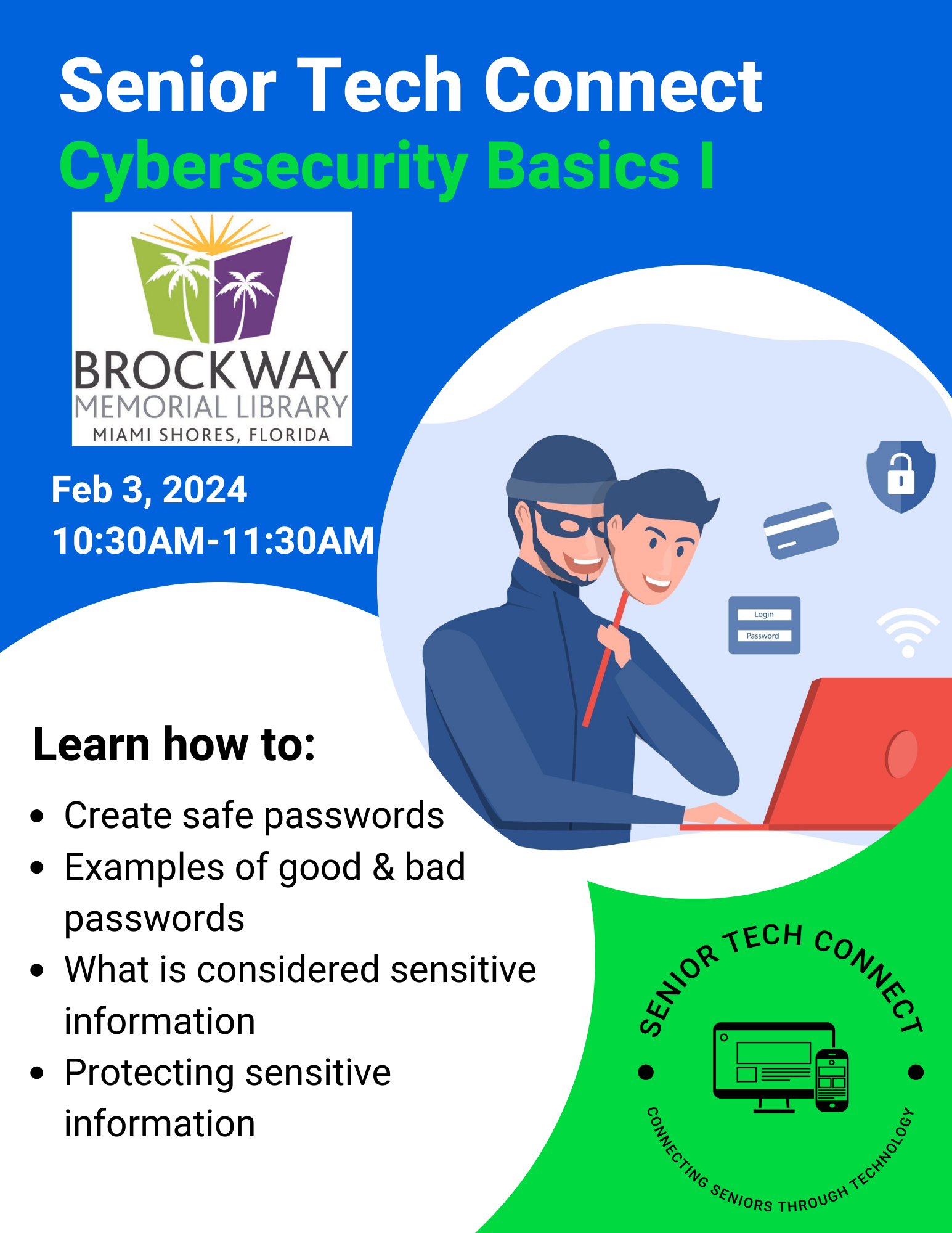Miami Shores Florida - Senior Tech Connect: Cybersecurity