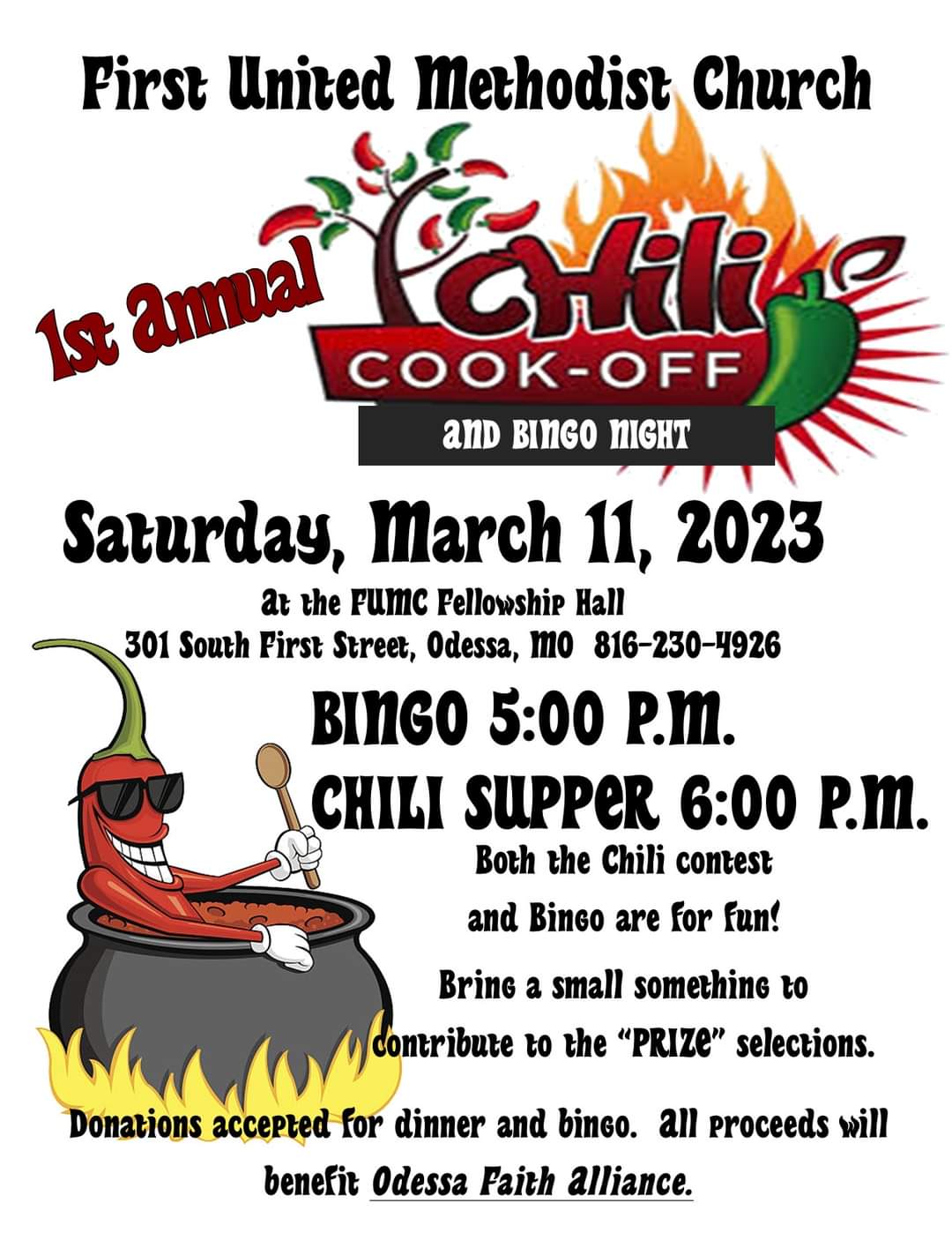 Official Website of the City of Odessa, Missouri - FUMC 1st Annual ...